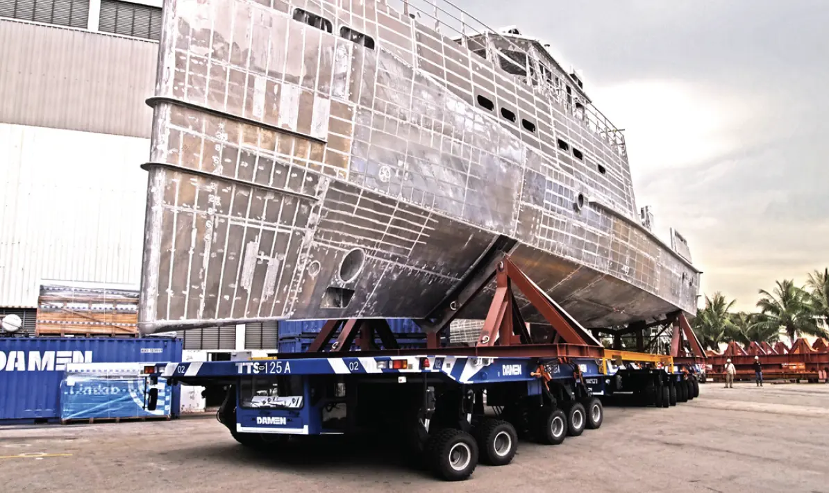 Advanced Multi-Wheeler Transfer Systems for Shipyards | Syncrolift | Syncrolift