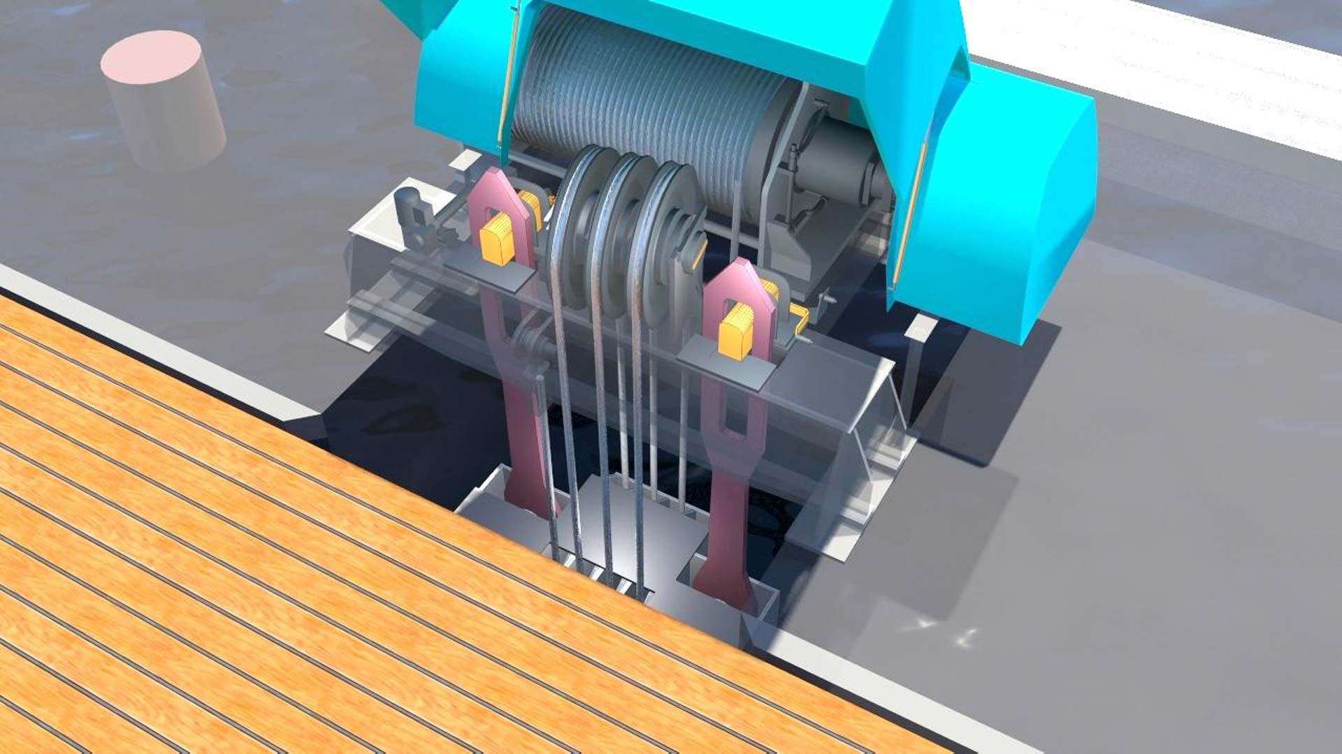 Side Lock for Syncrolift Shiplift Hoist | Syncrolift